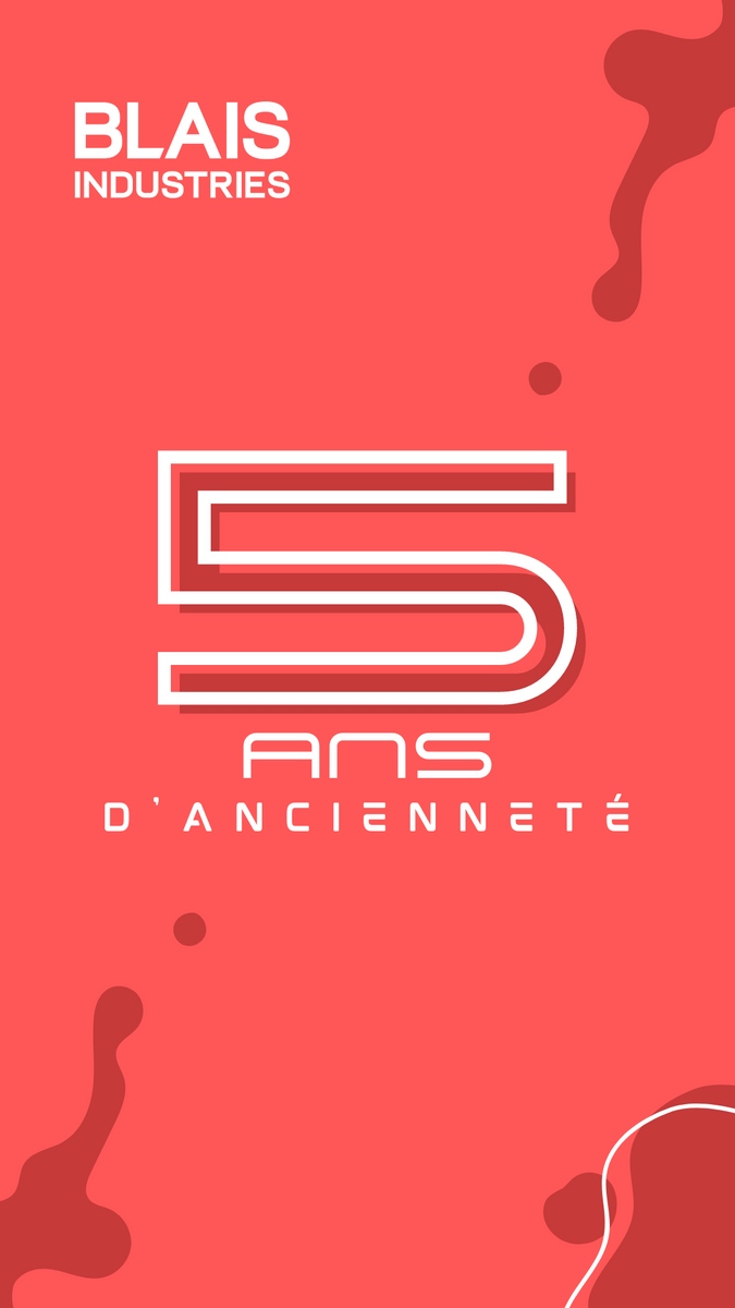 Ancienneté - 5 ans – Boutique Blais